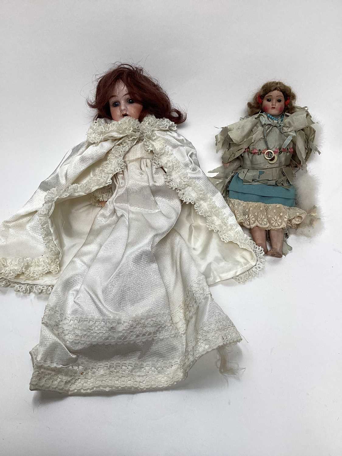 Lot 1958 - Doll bisque head marked 8/0, composite body