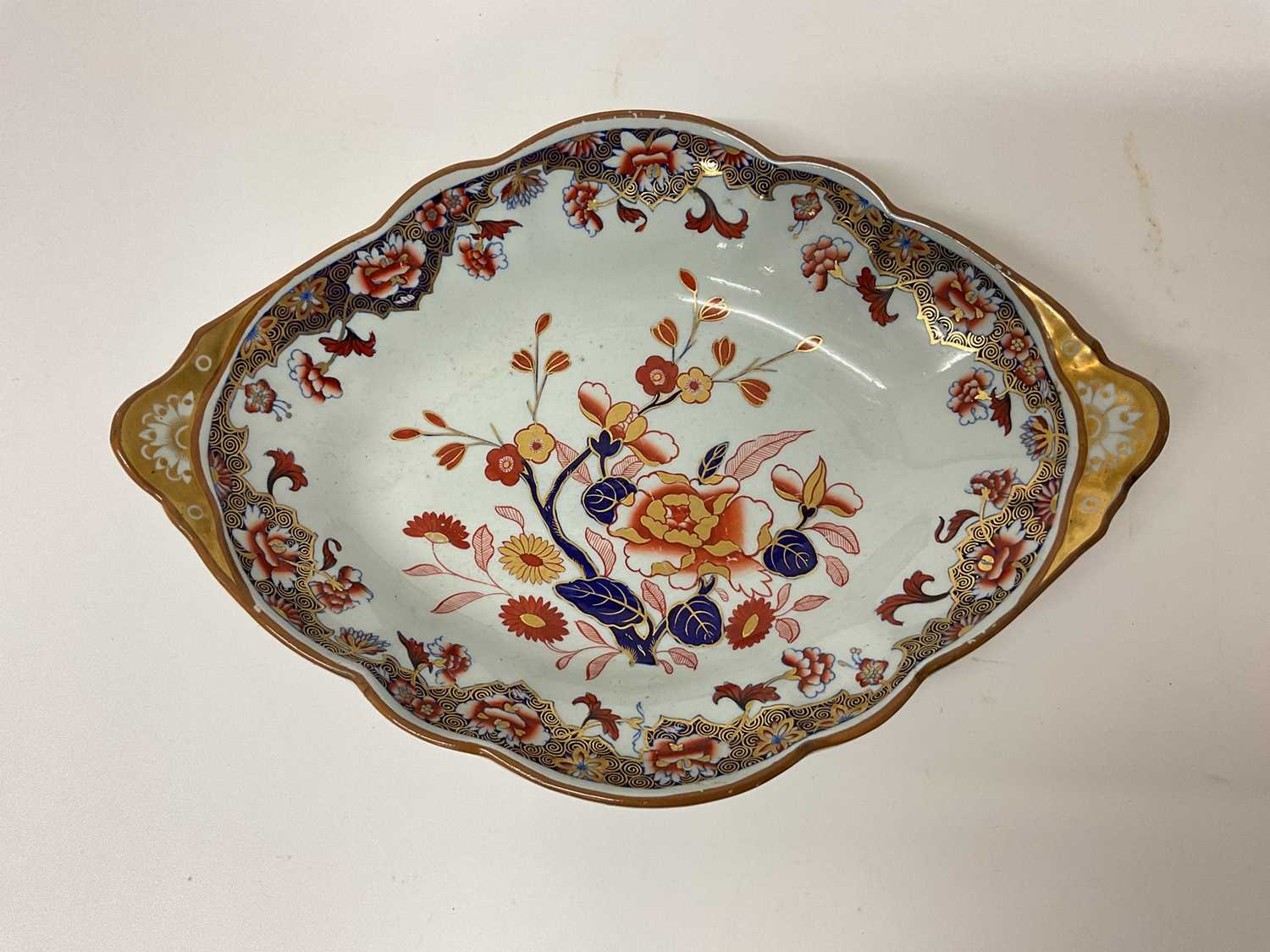 Lot 120 - Spode Stone China lozenge shaped dish, circa
