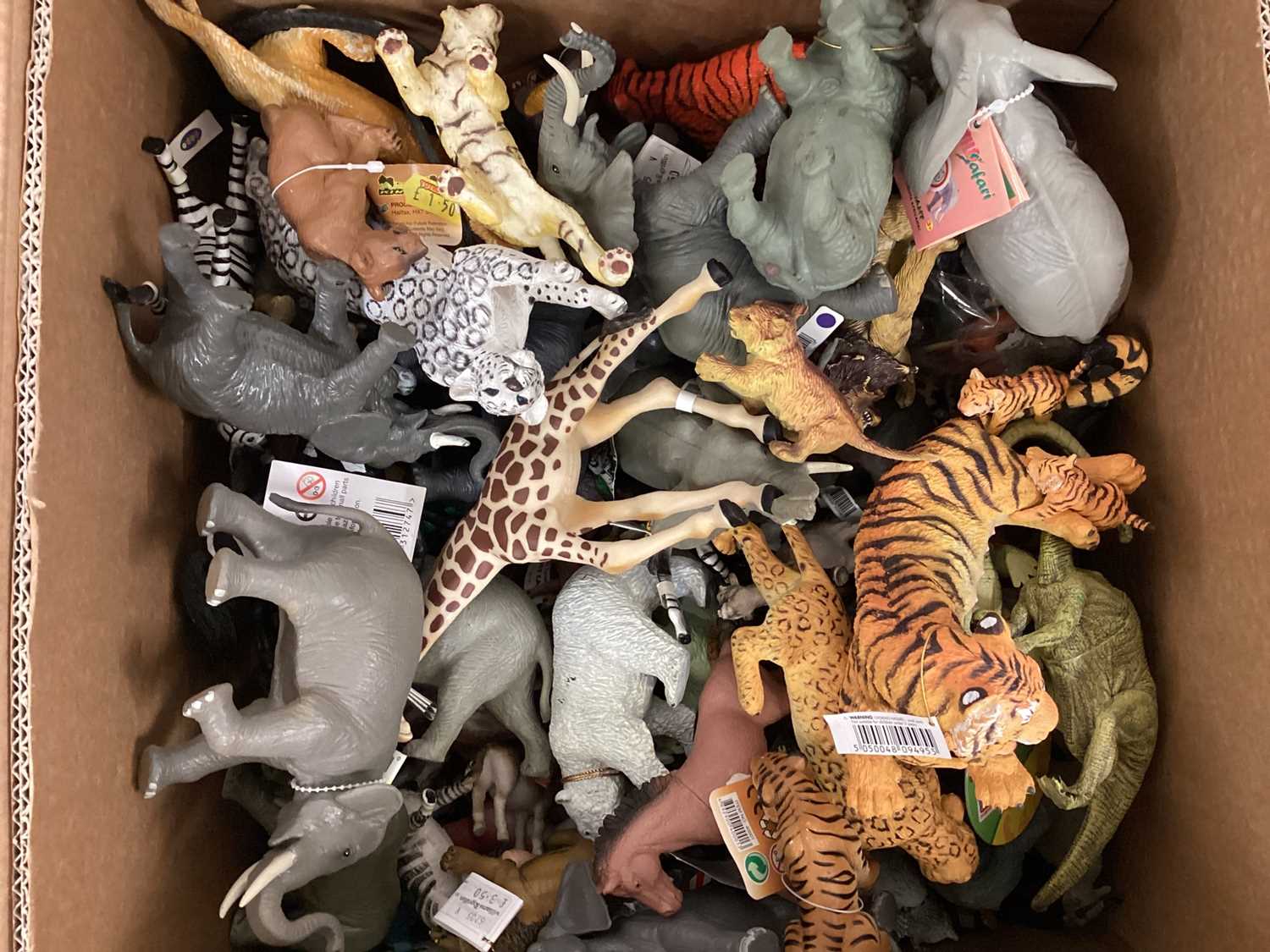 Lot 182 - Selection of Plastic Zoo, Farm, Prehistoric