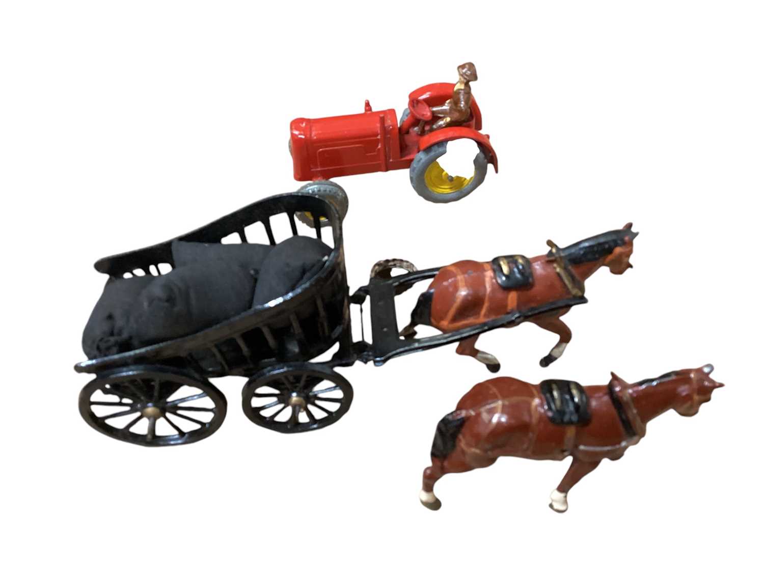 Lot 206 - Britains Tumbrel Cart, Charbens Hore drawn