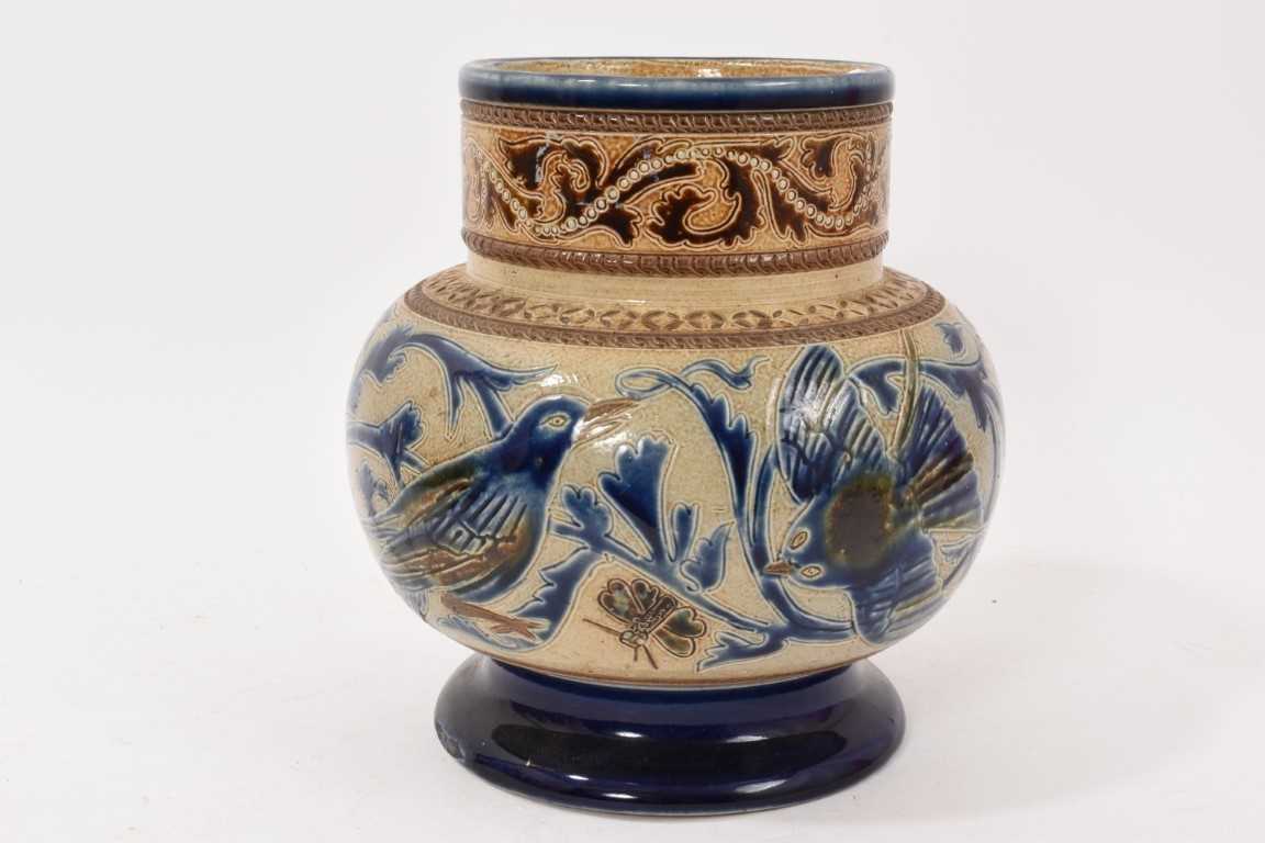 Lot 218 - C.J.C. Bailey Fulham stoneware pottery vase,