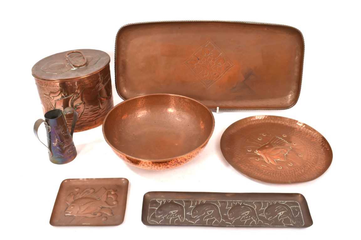 Lot 990 - Group of Arts and Crafts Newlyn and similar