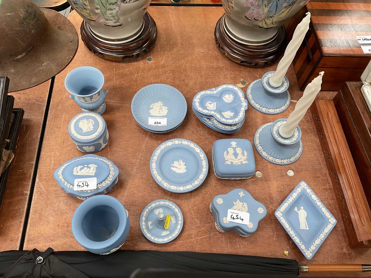 Lot 454 - Collection of Wedgwood Jasper ware