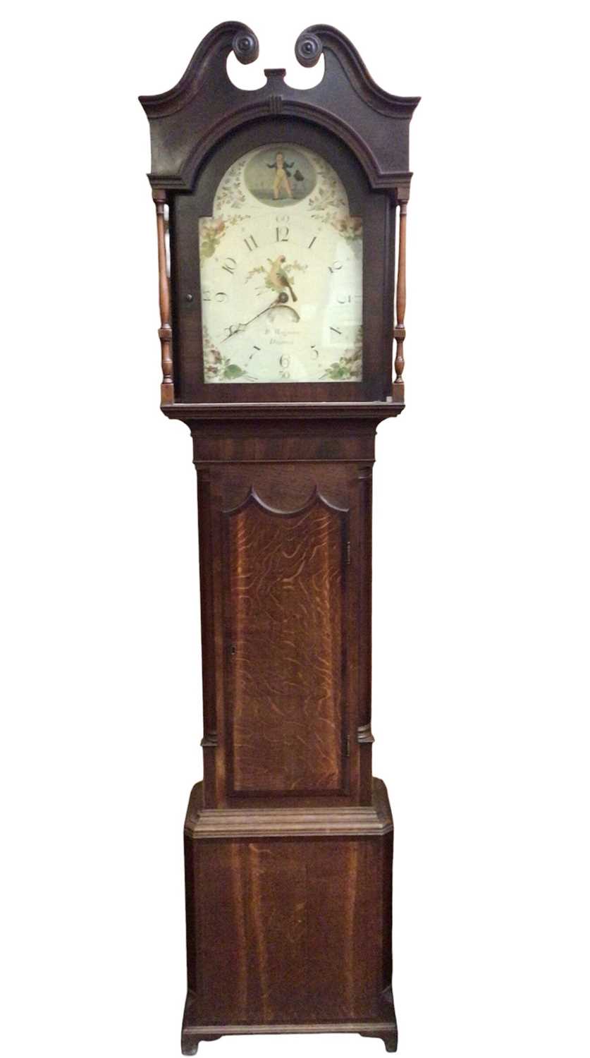 Lot 624 - George III mahogany and fruitwood cross