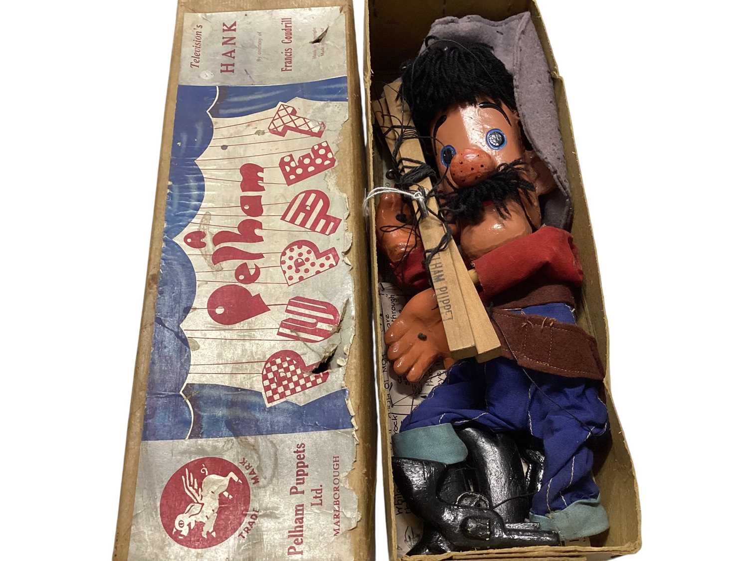 Lot 1963 - Rare Pelham puppet Hank, boxed