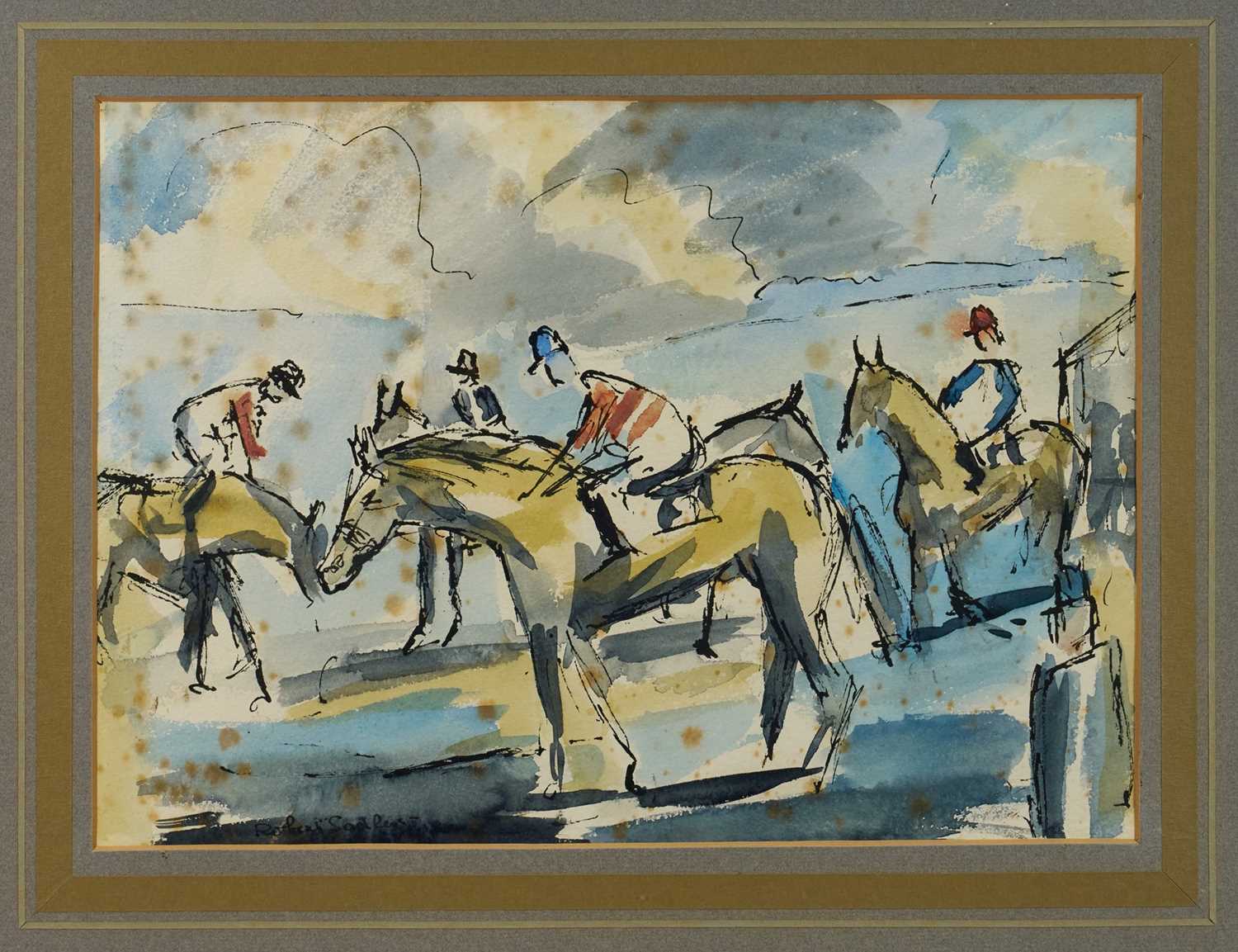 Lot 1184 - *Robert Sadler (1909-2001) pair of pen, ink