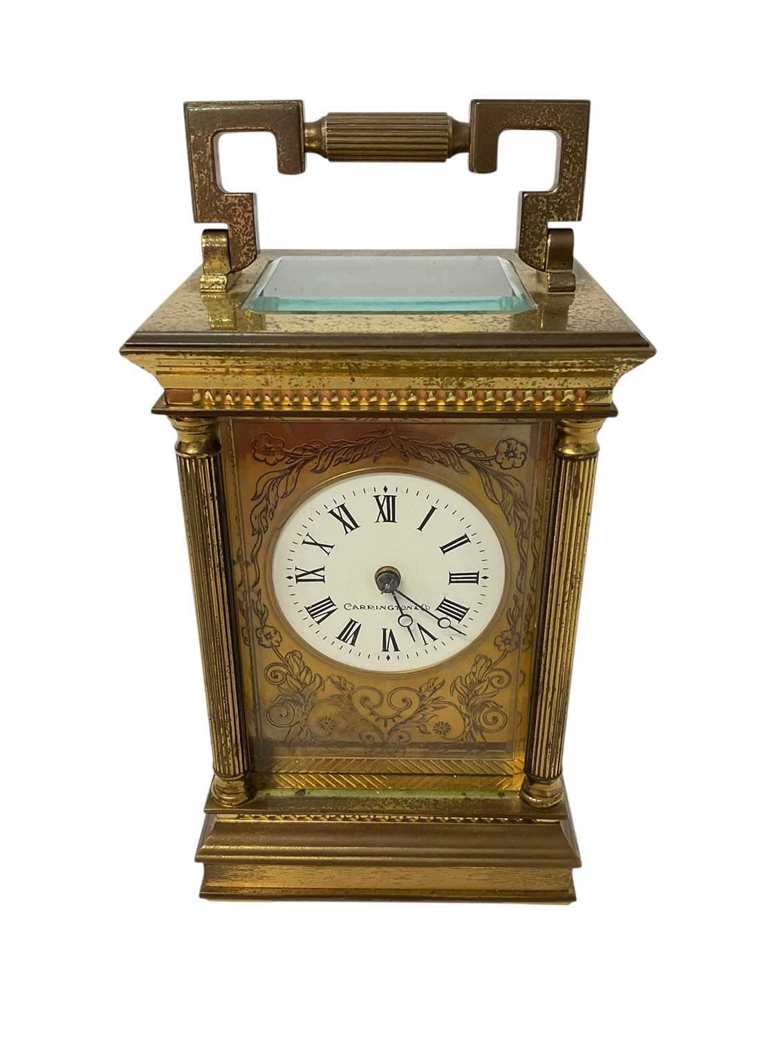 Lot 829 - Late 20th century carriage clock by Charles