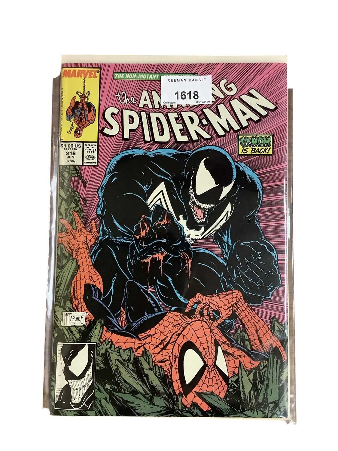 Lot 1618 - Marvel Comics (1989) the Amazing Spider-man
