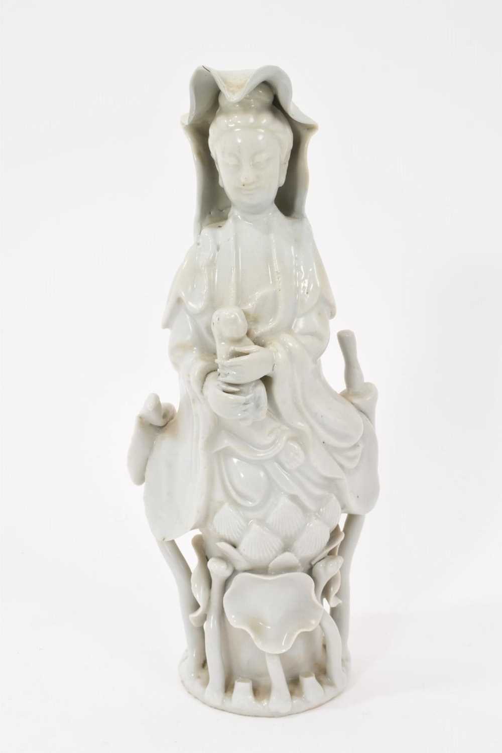Lot 147 - 18th century Chinese blanc de chine figure