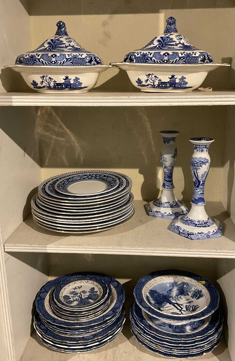 Lot 267 - Collection of Booths blue and white china,