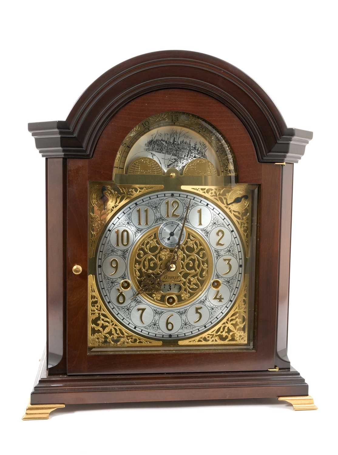 Lot 803 - Modern German bracket clock by Kieninger