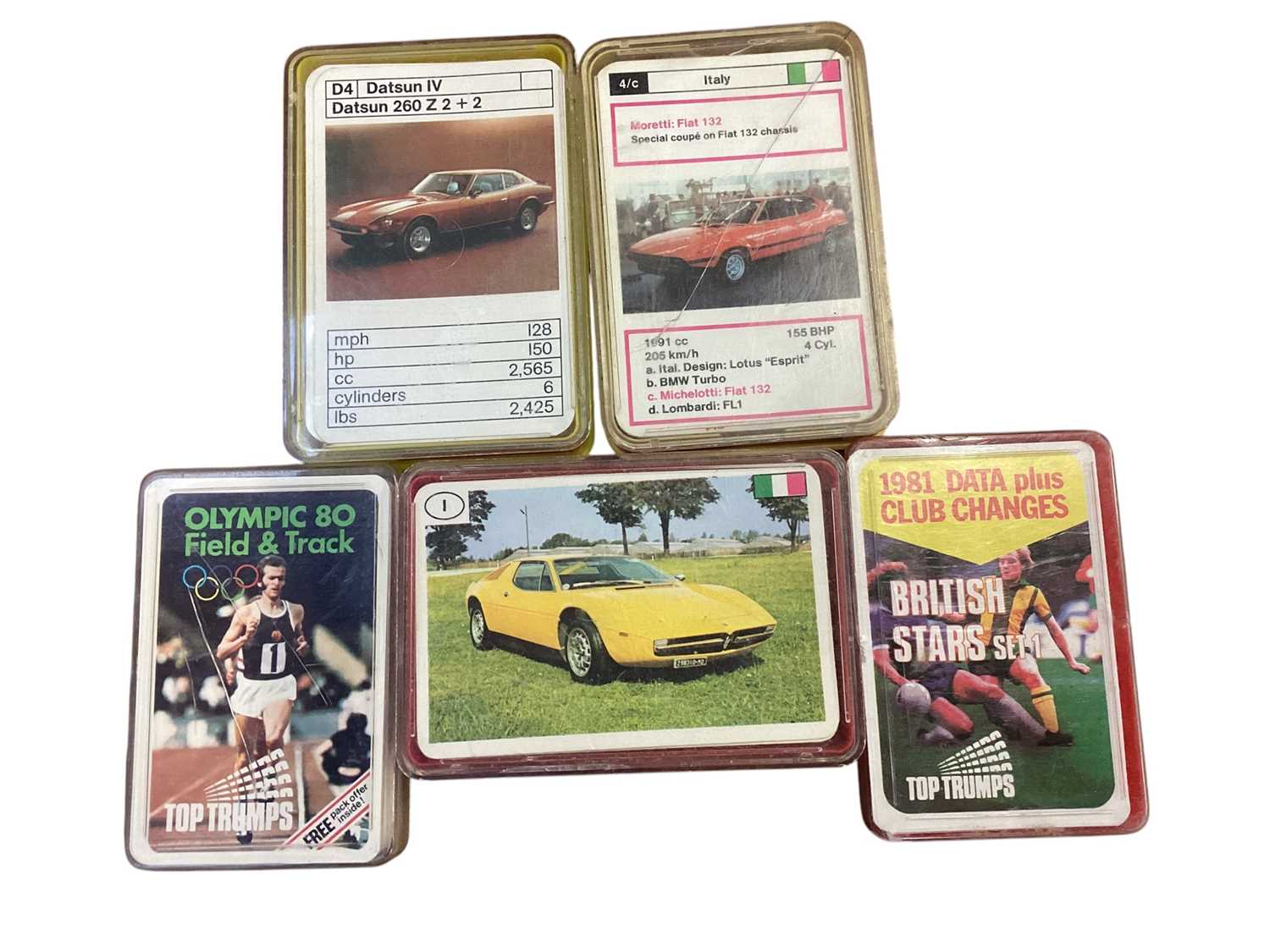 Lot 704 - Selection of vintage Top Trumps packs, boxed