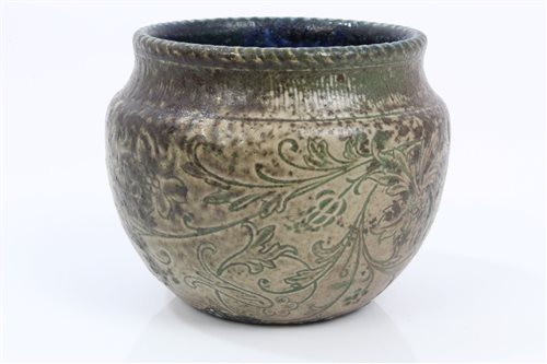 Lot 262 - Late 19th century Martin Brothers pot with