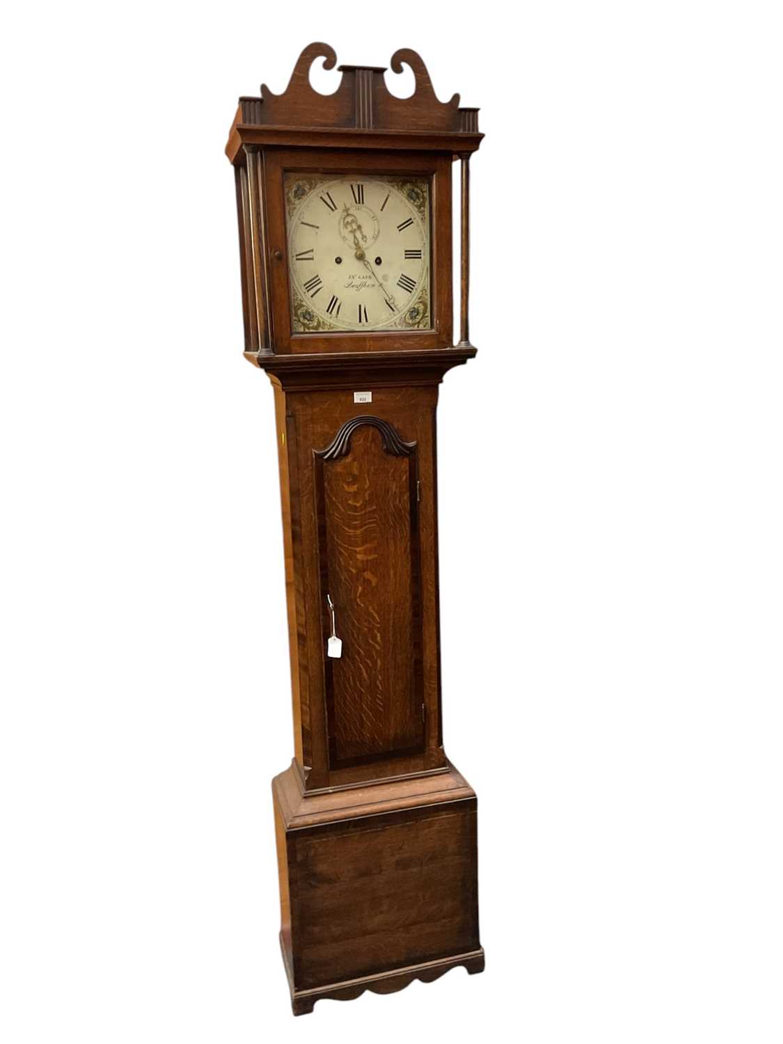 Lot 822 - George IV 30 hour oak longcase clock with