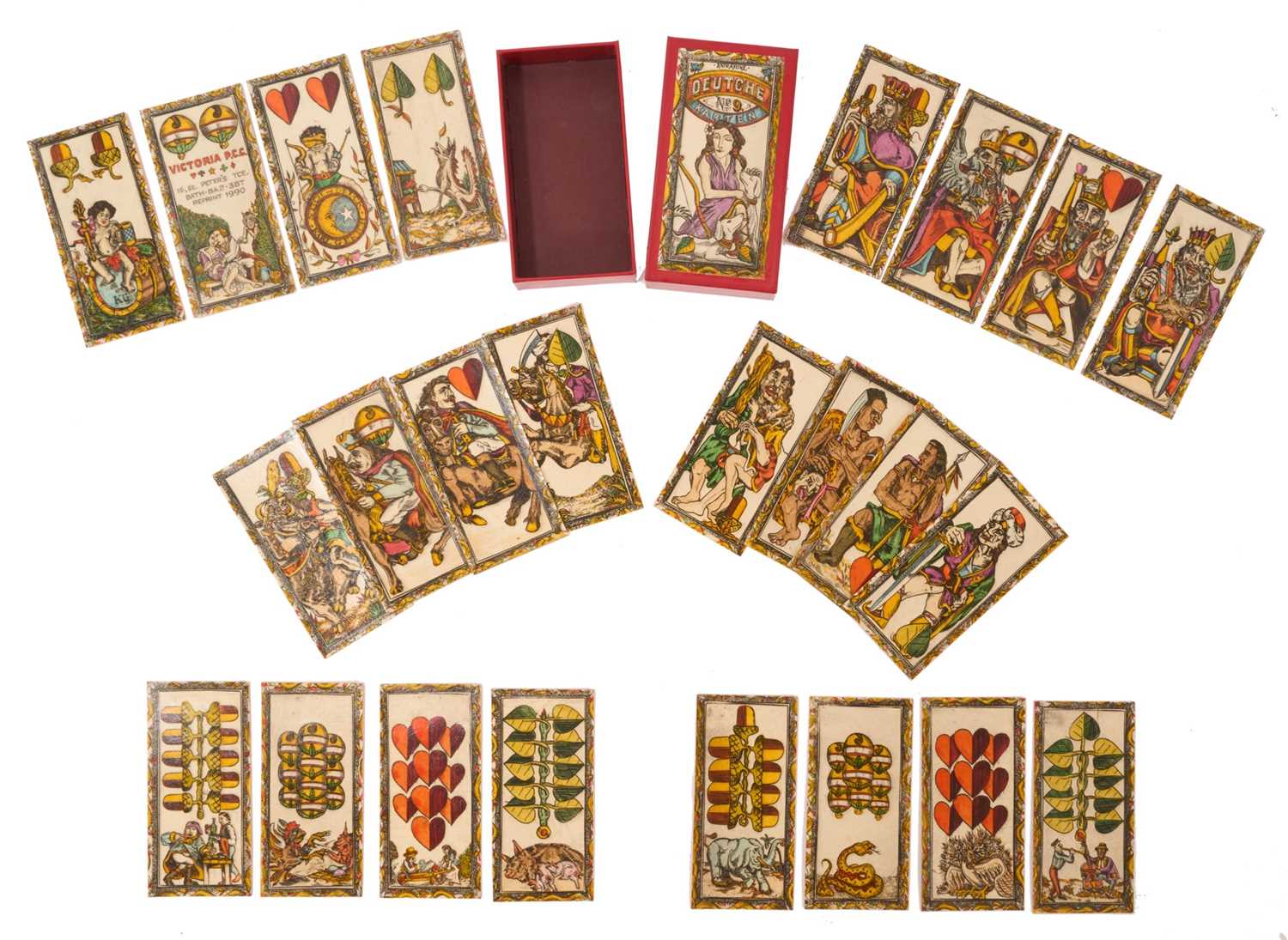 Lot 1056 - Complete deck of Karl Gerich 'Deutche