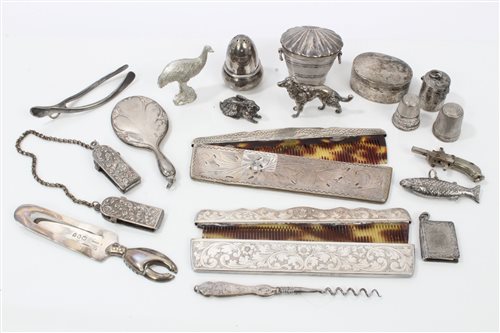 Lot 406 - Selection of Miscellaneousellaneous Silverer