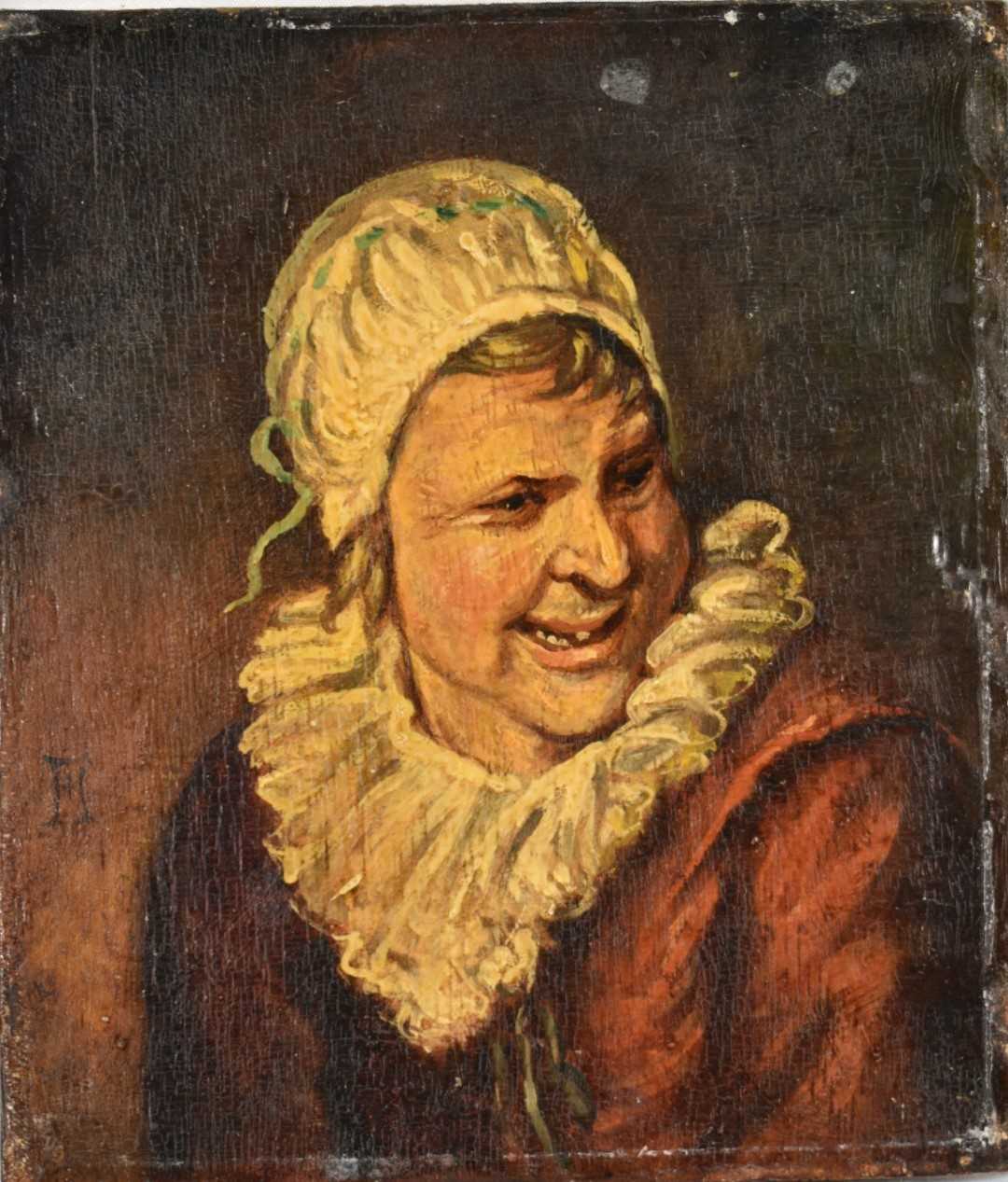 Lot 1439 - Manner of Frans Hals (1580-1666) oil on oak