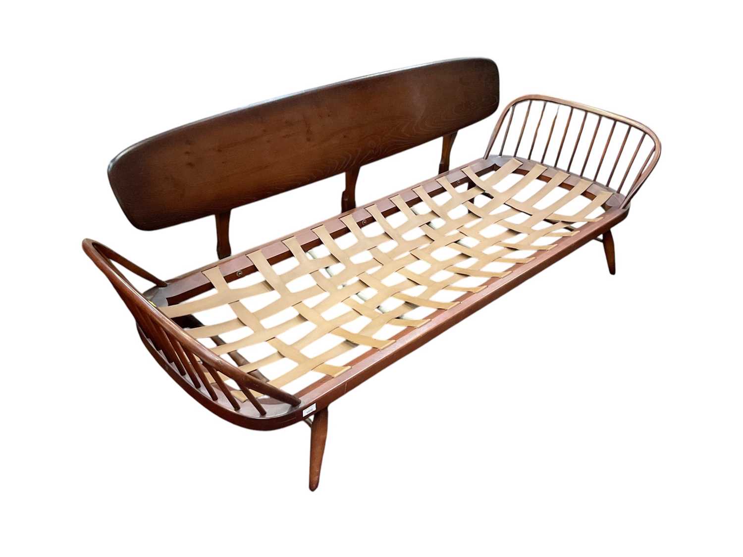 Lot 1372 - Ercol four seater settee (no cushions)