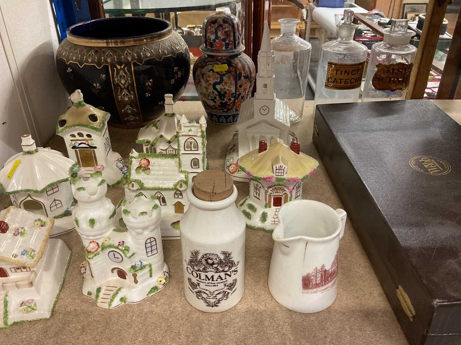 Lot 336 - Collection of Coalport pastel burners, other
