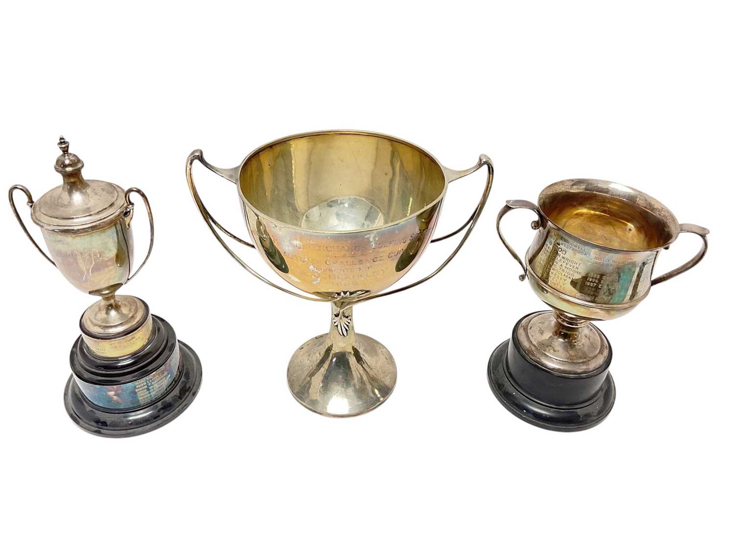 Lot 408 - Three early 20th century silver London