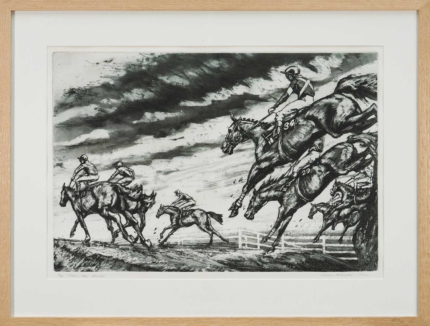 Lot 1219 - *John Wright, contemporary, signed black