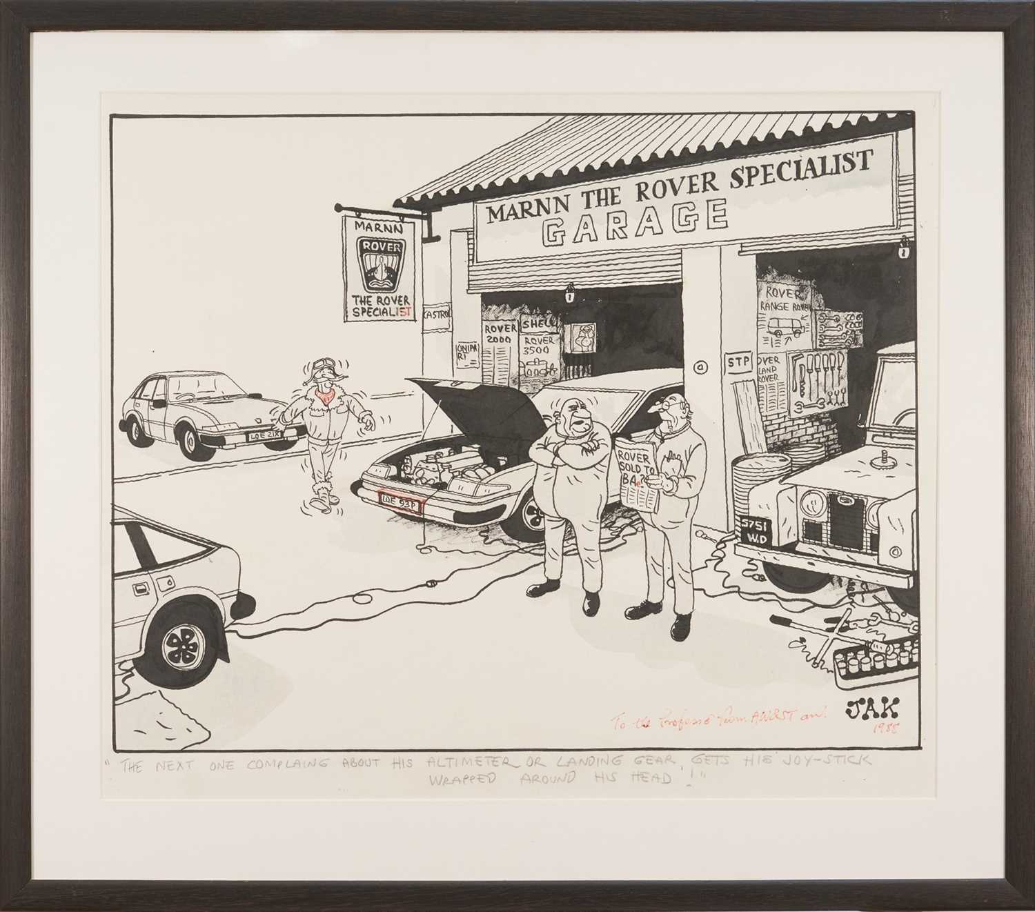 Lot 1449 - *Jak, Raymond Allen Jackson (1927-1997) pen