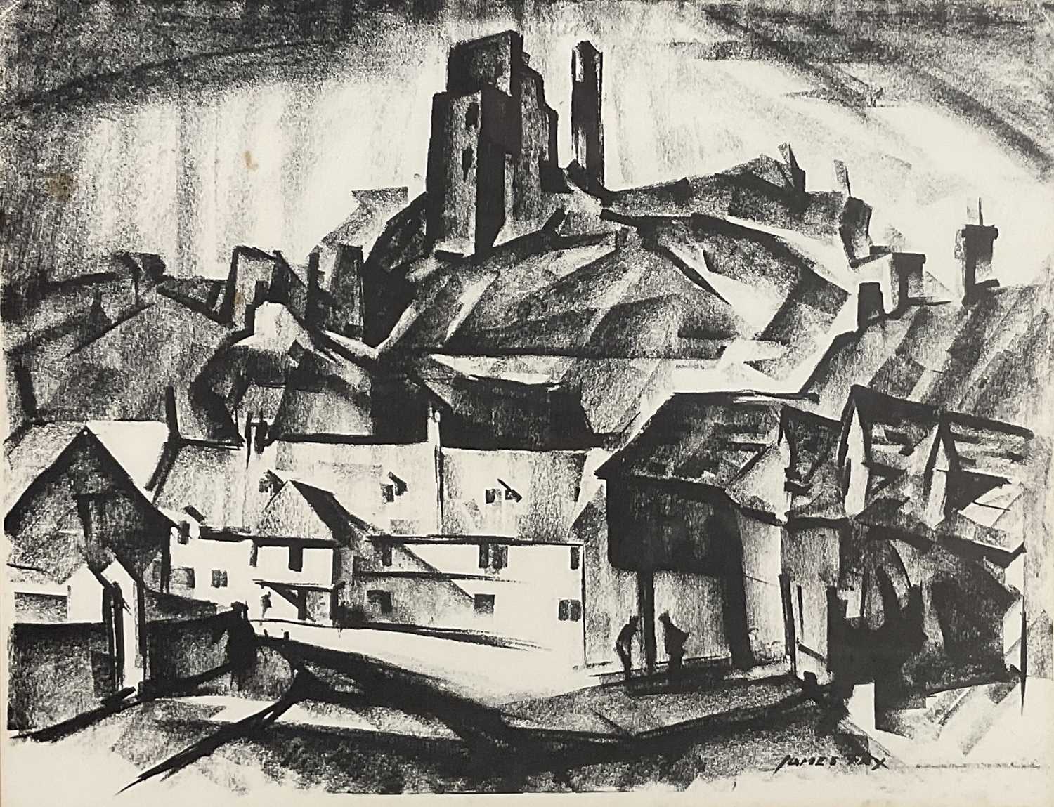 Lot 215 - James Fry, 1911-1985. Black lithograph,