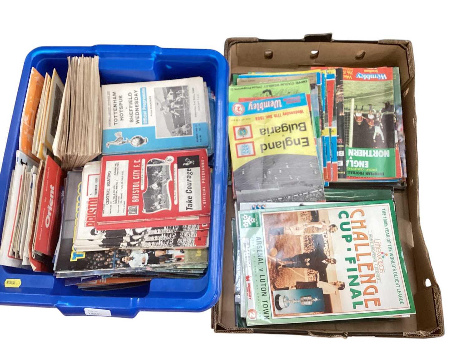 Lot 1482 - Football Programmes in two boxes including