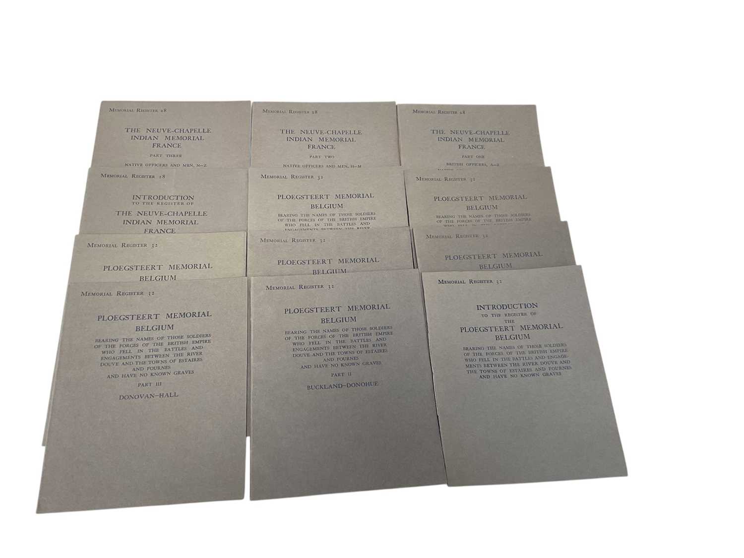 Lot 737 - First World War Memorial Register 28, The