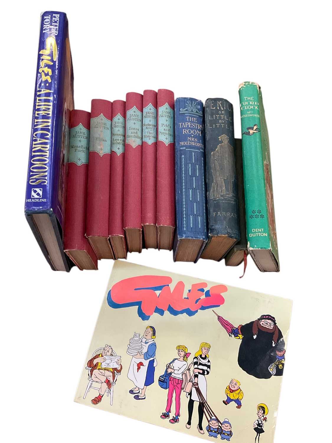 Lot 1620 - Set of Jane Austen works, signed Giles and
