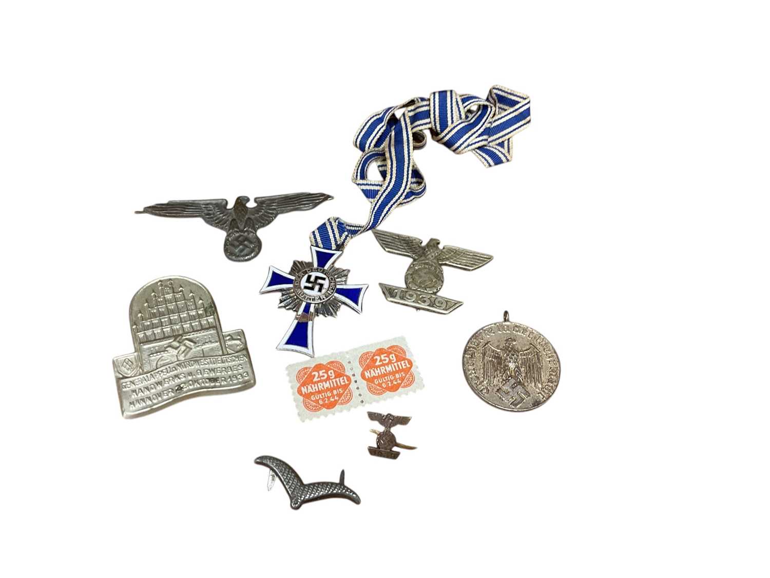 Lot 781 - Group of seven assorted Nazi German badges