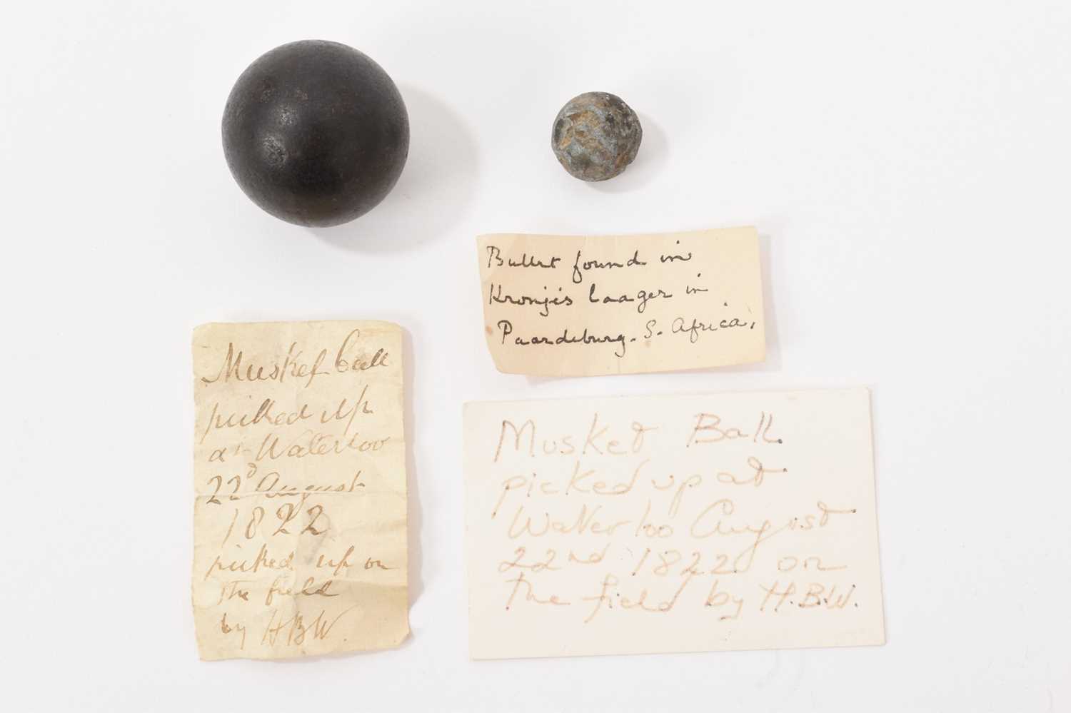 Lot 72 - Relic from the Battle of Waterloo, a lead