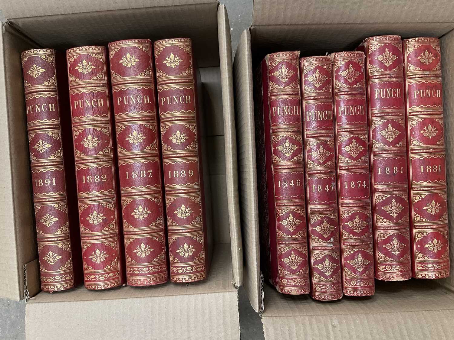 Lot 197 - Group of well bound Punch books