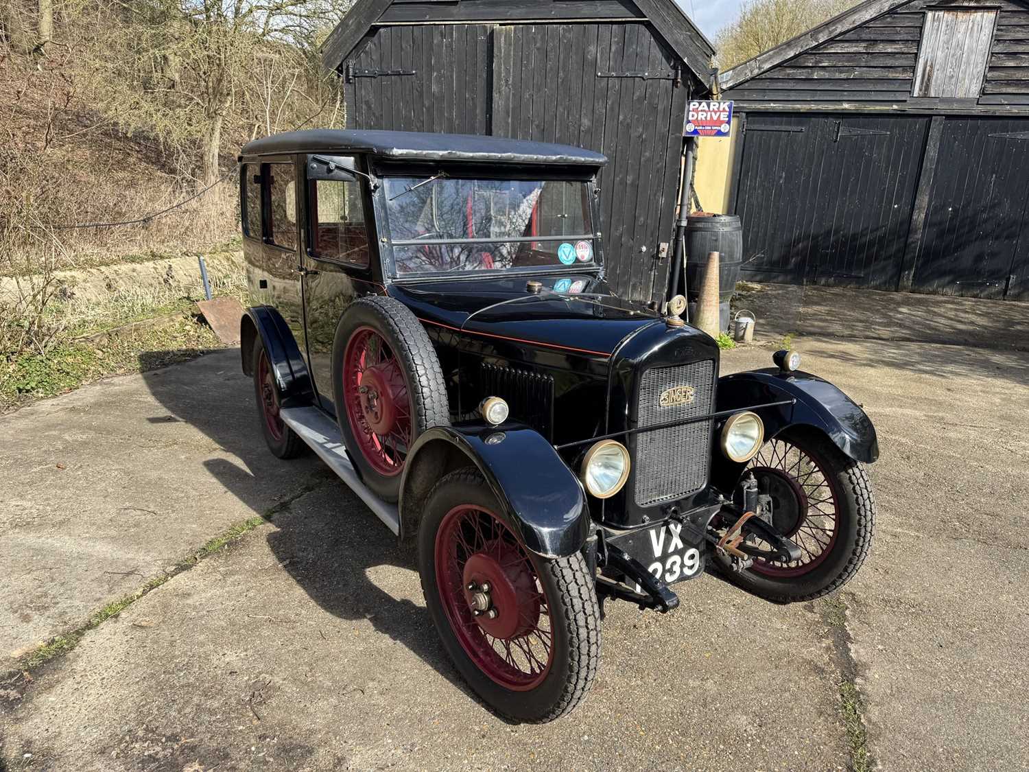 Lot 62 - 1929 Singer Junior Saloon, reg. no. VX 1239,