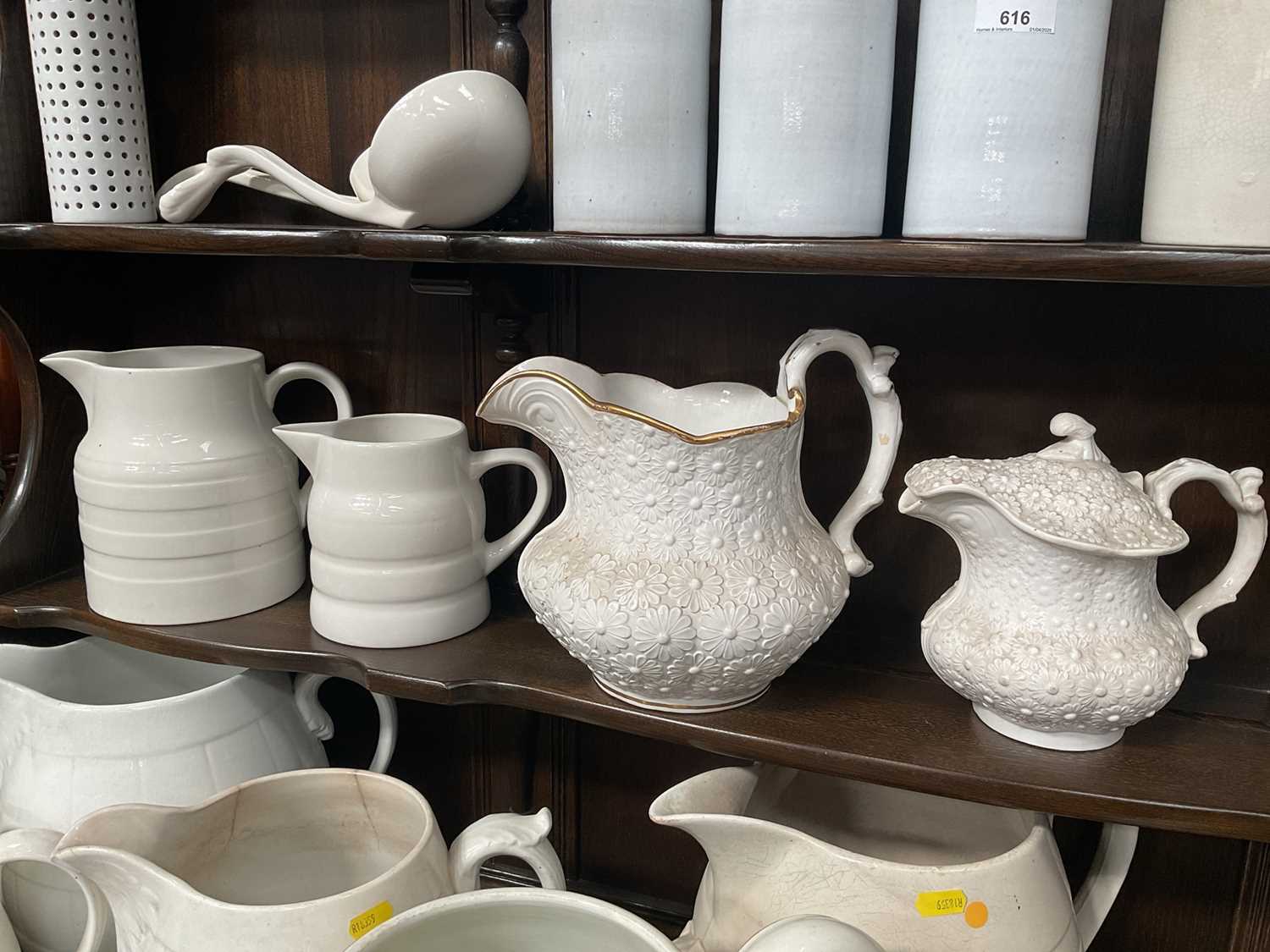 Lot 618 - Group of four 19th century and later white