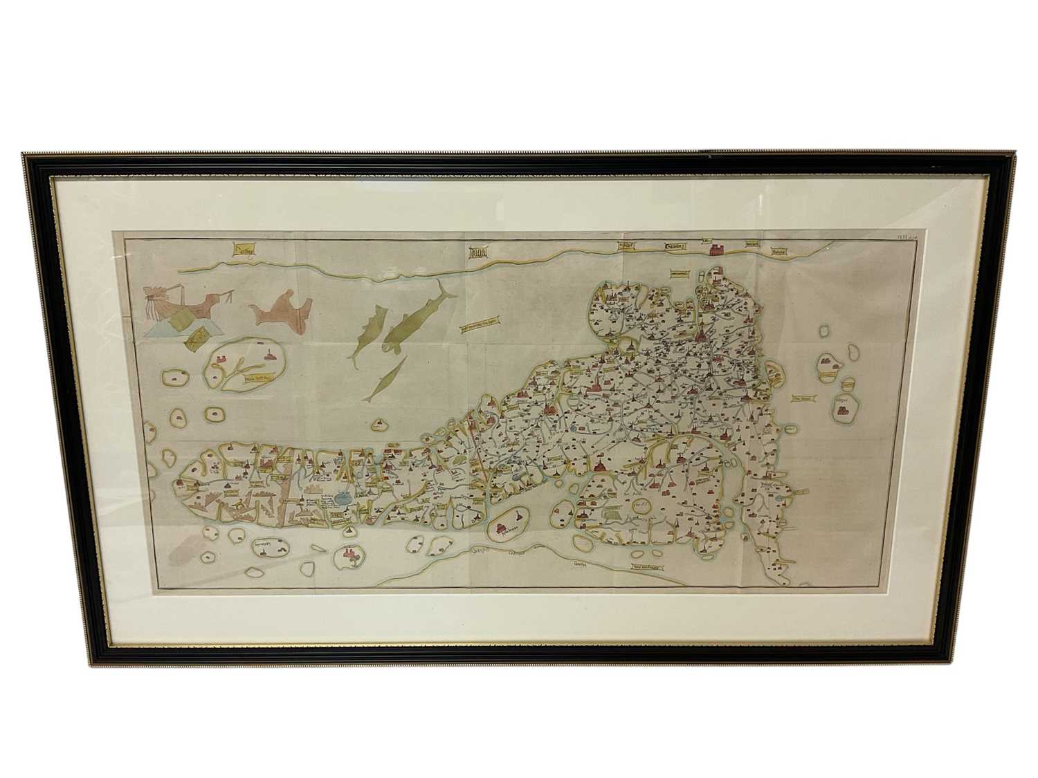 Lot 939 - Antique hand coloured engraving of the 1360