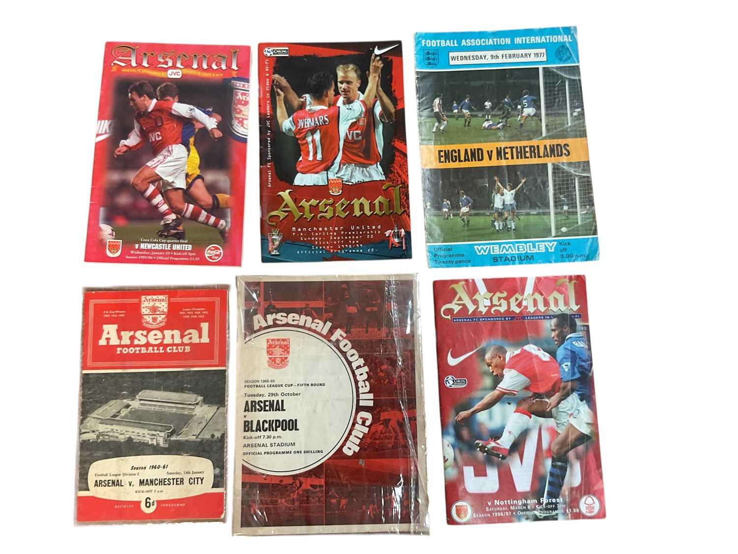 Lot 1193 - Group of Arsenal football programmes