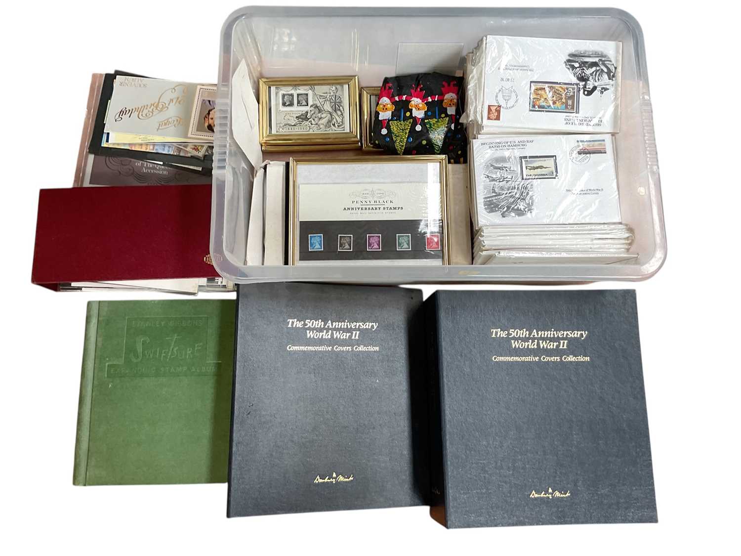 Lot 1208 - Box of stamps and first day covers