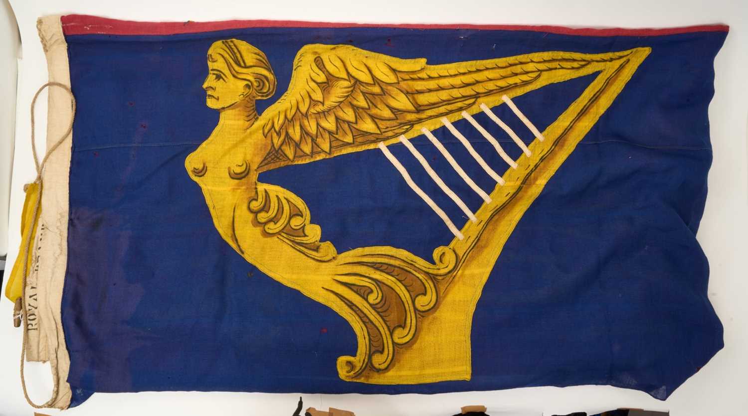 Lot 12 - Scarce King George V Royal Standard flag with