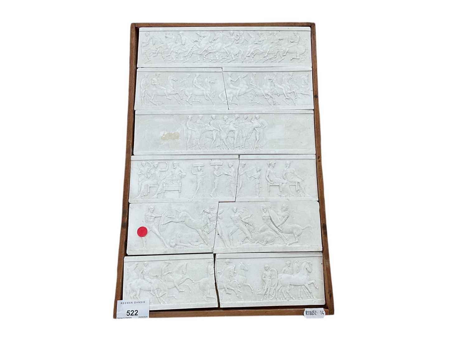 Lot 522 - Group of Grand Tour plaster intaglios