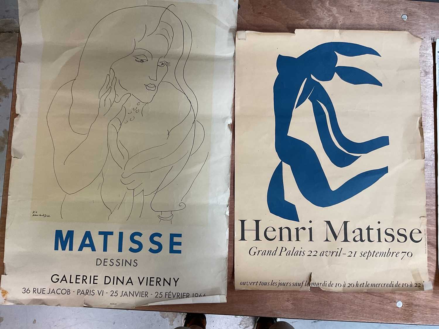 Lot 1213 - Art posters, including a very large French
