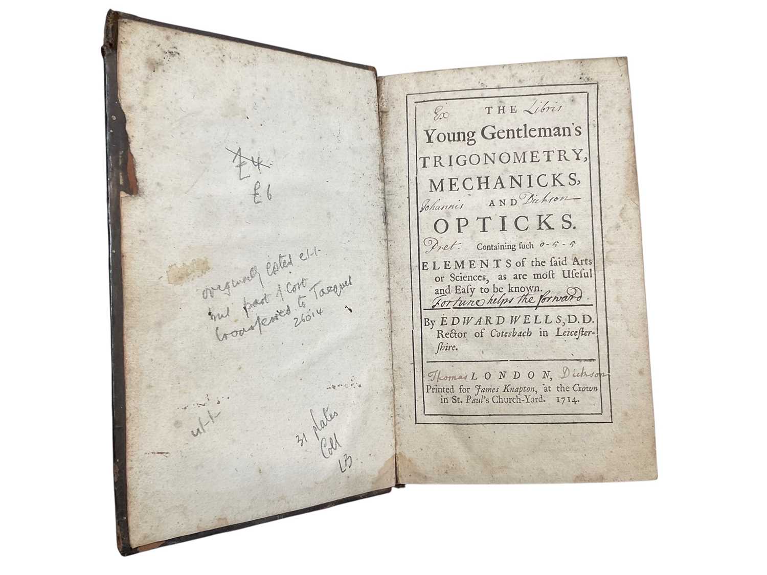 Lot 1716 - Edward Wells - The Young Gentleman's