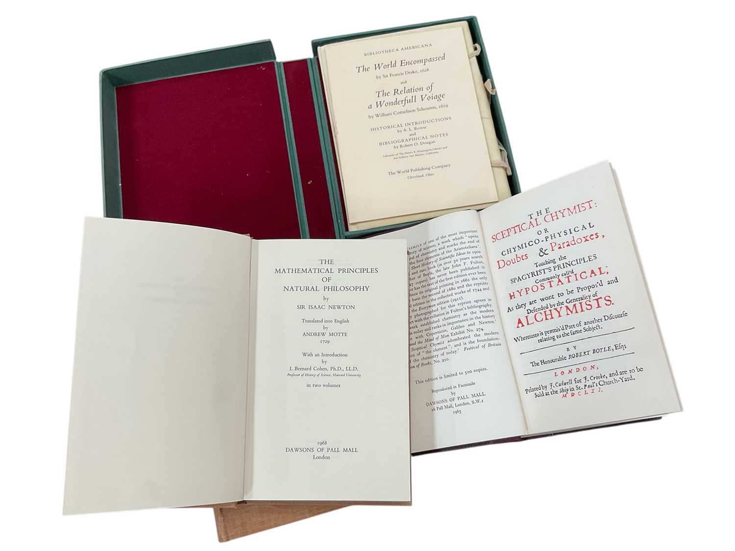 Lot 1718 - Robert Boyle - The Sceptical Chymist, 1965