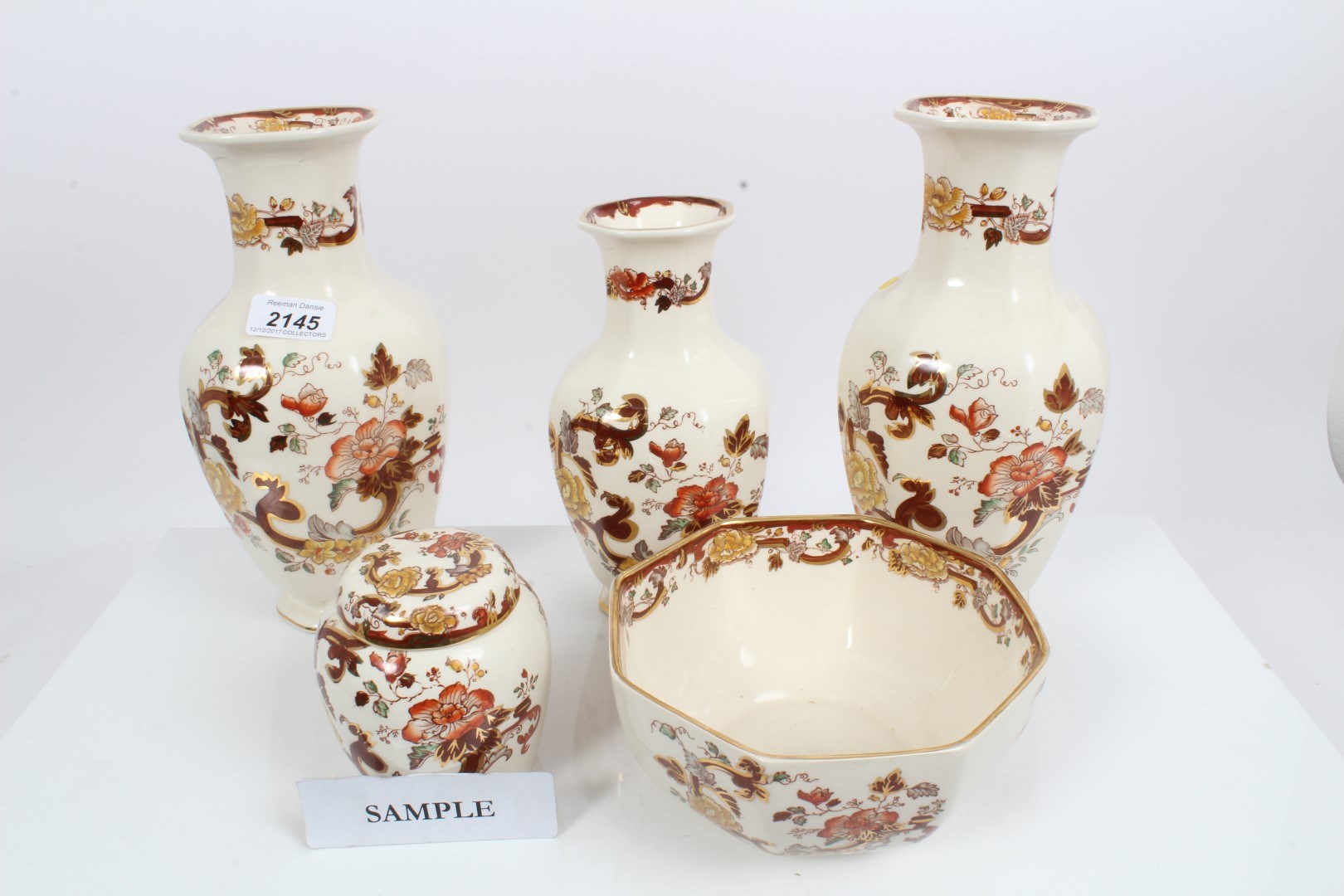 Lot 2145 - Selection of Masons Brown Velvet china