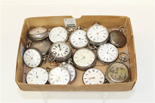 Lot 3505 - Collection of seventeen Silverer cased late