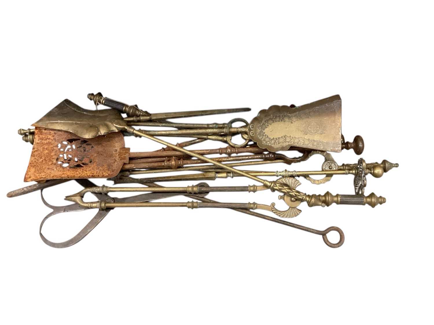 Lot 789 - Selection of fire irons