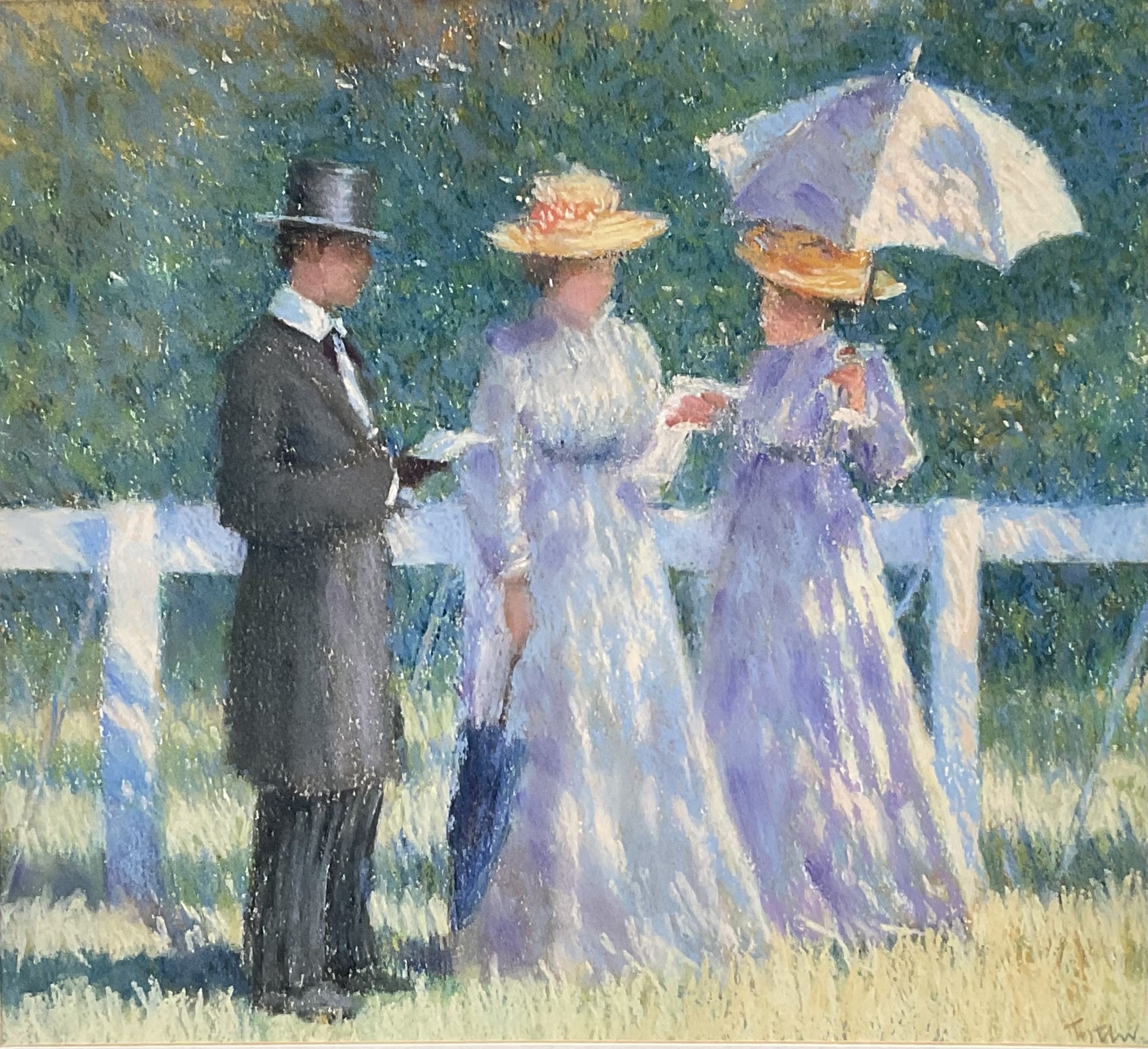 Lot 195 - Manner of Sheree Valentine Daines, pastel,