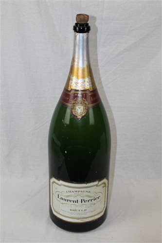 Lot 3789 - Large Laurent Perrier Champagne bottle,