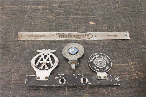 Lot 3804 - 1930s Windorers Ltd. Coachbuilders plaque,