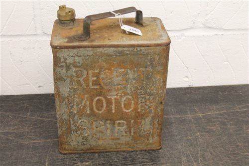Lot 3840 - SCarsce 1930s Regent Motor Spirit petrol